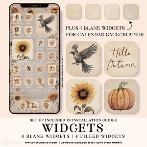 Cozy Fall App Icon Set Autumn Aesthetic Ios App Icons Custom Home ...