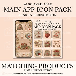 Apple Harvest App Icons for iPhone and Android Fall Ios Theme Autumn ...