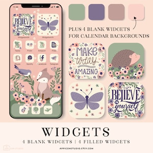 Spring App Icons Ios14 Aesthetic App Icons Handdrawn App Elements Cute ...