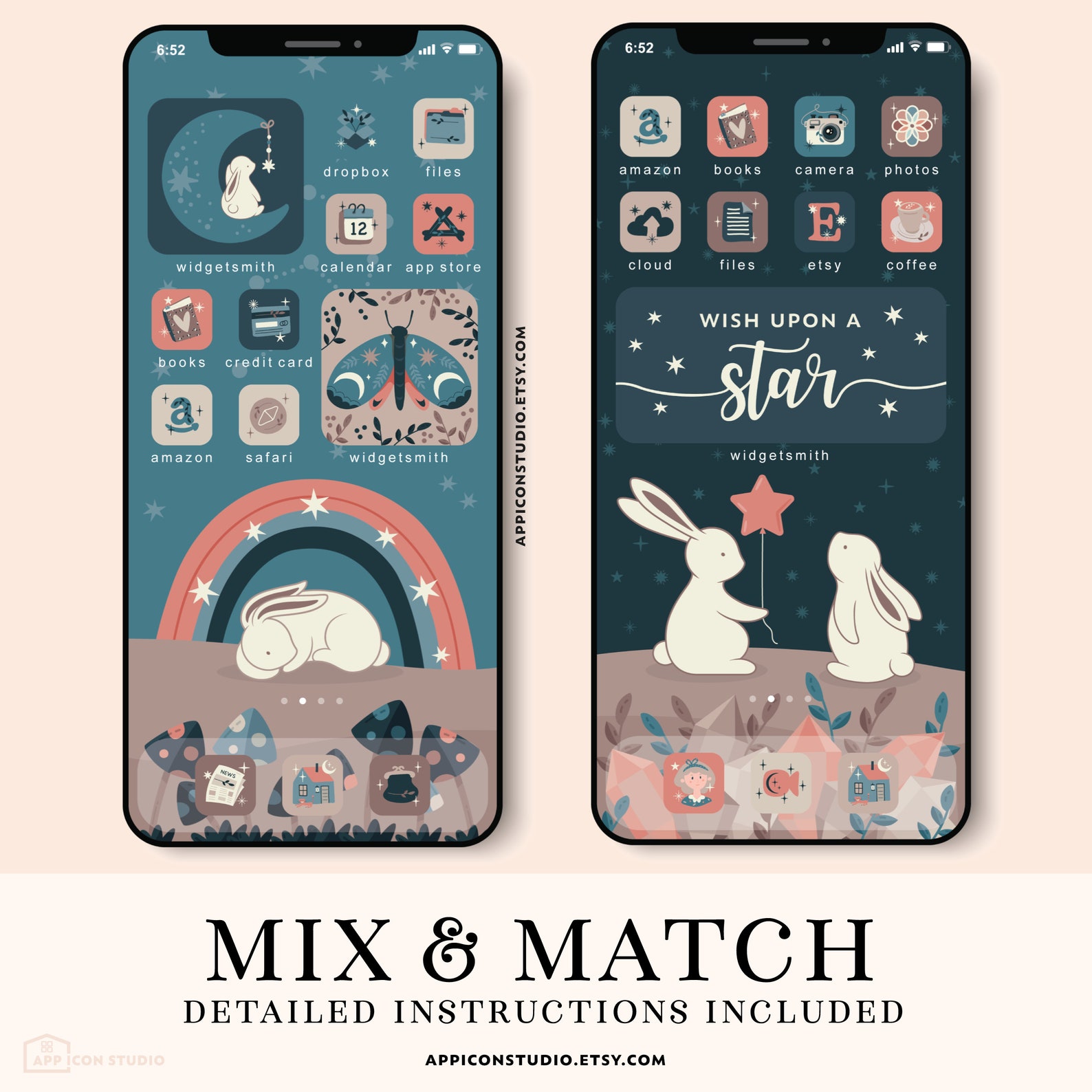 Cute Celestial App Icons Ios 14 Icons Iphone Icons Moon - Etsy