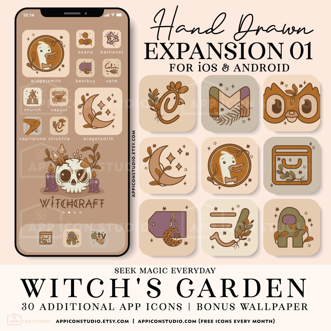 Witchcraft Icons for Iphone, Ipad, Android and Samsung Tablets, Hand ...