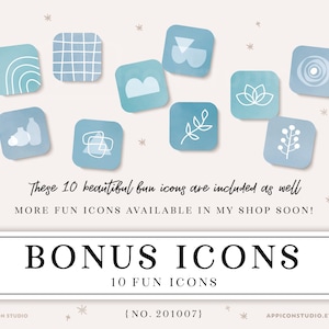 Ios App Icons Ocean Blue App Covers Android Theme Watercolor Phone Home ...