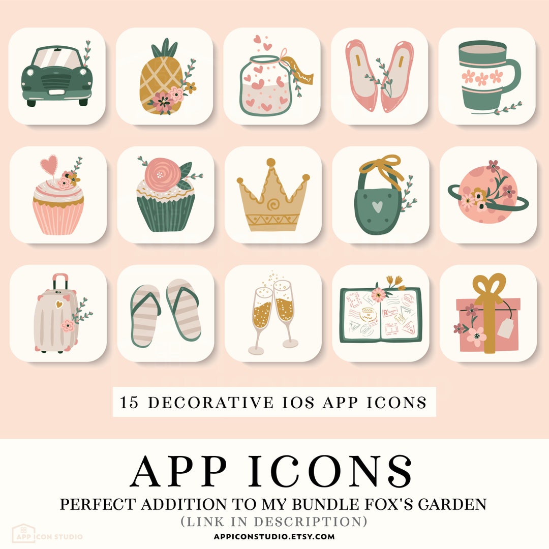 Hand Drawn Highlight Icons Cute Ios 14 Icons iPhone App - Etsy
