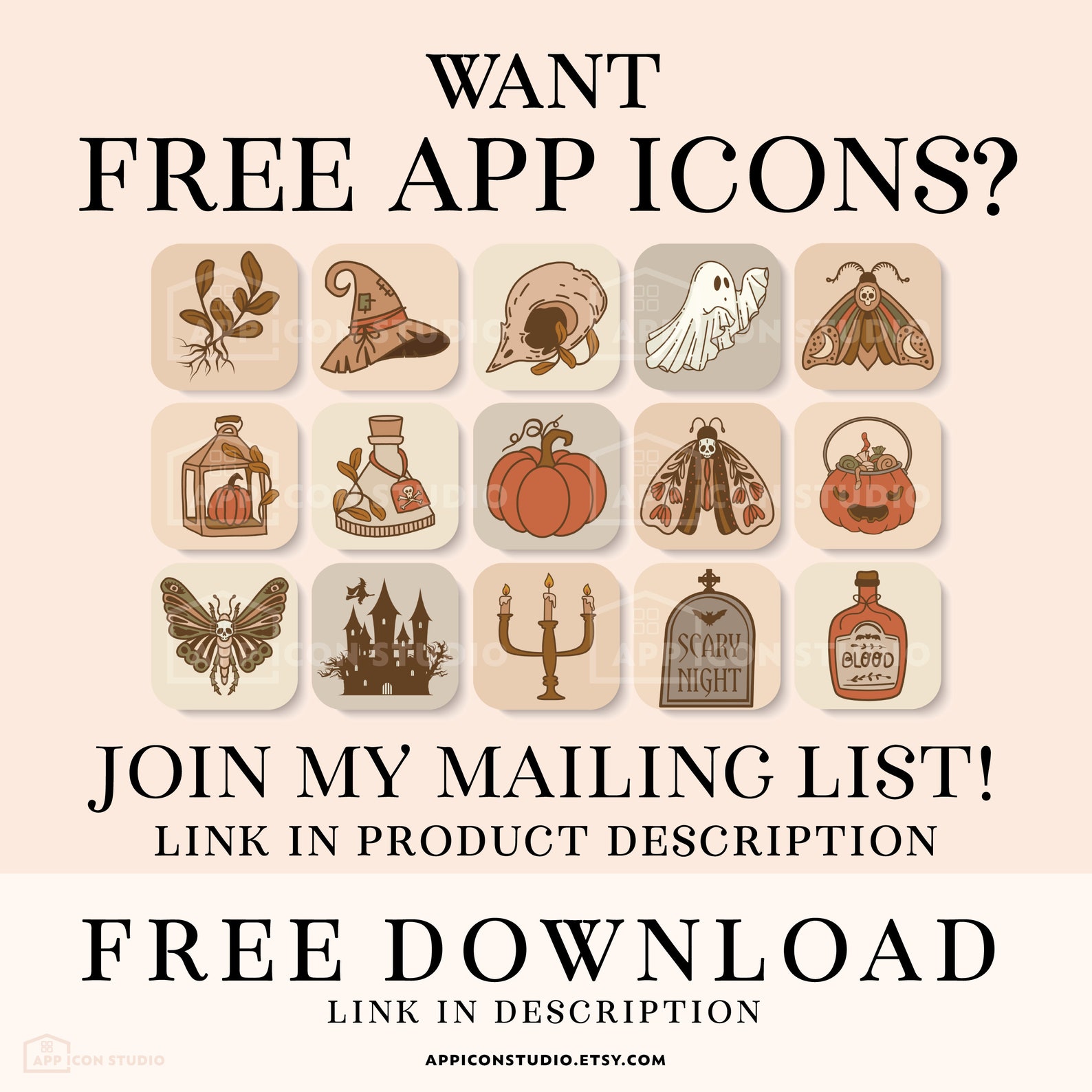 Witch Ios 14 Icons Witchcraft App Icons Pack Witchy Instagram - Etsy