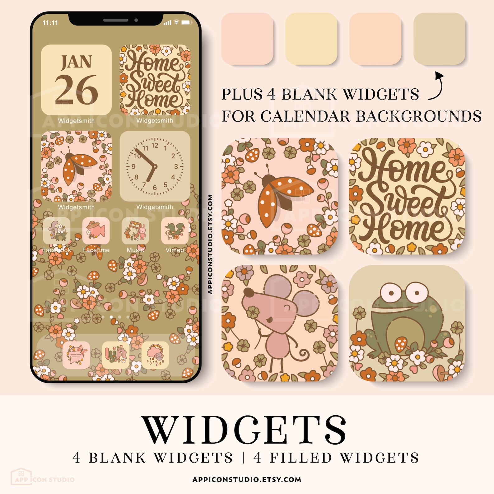 Cottagecore Aesthetic App Icons, Ios Icons, iPhone Icons, Cottagecore ...