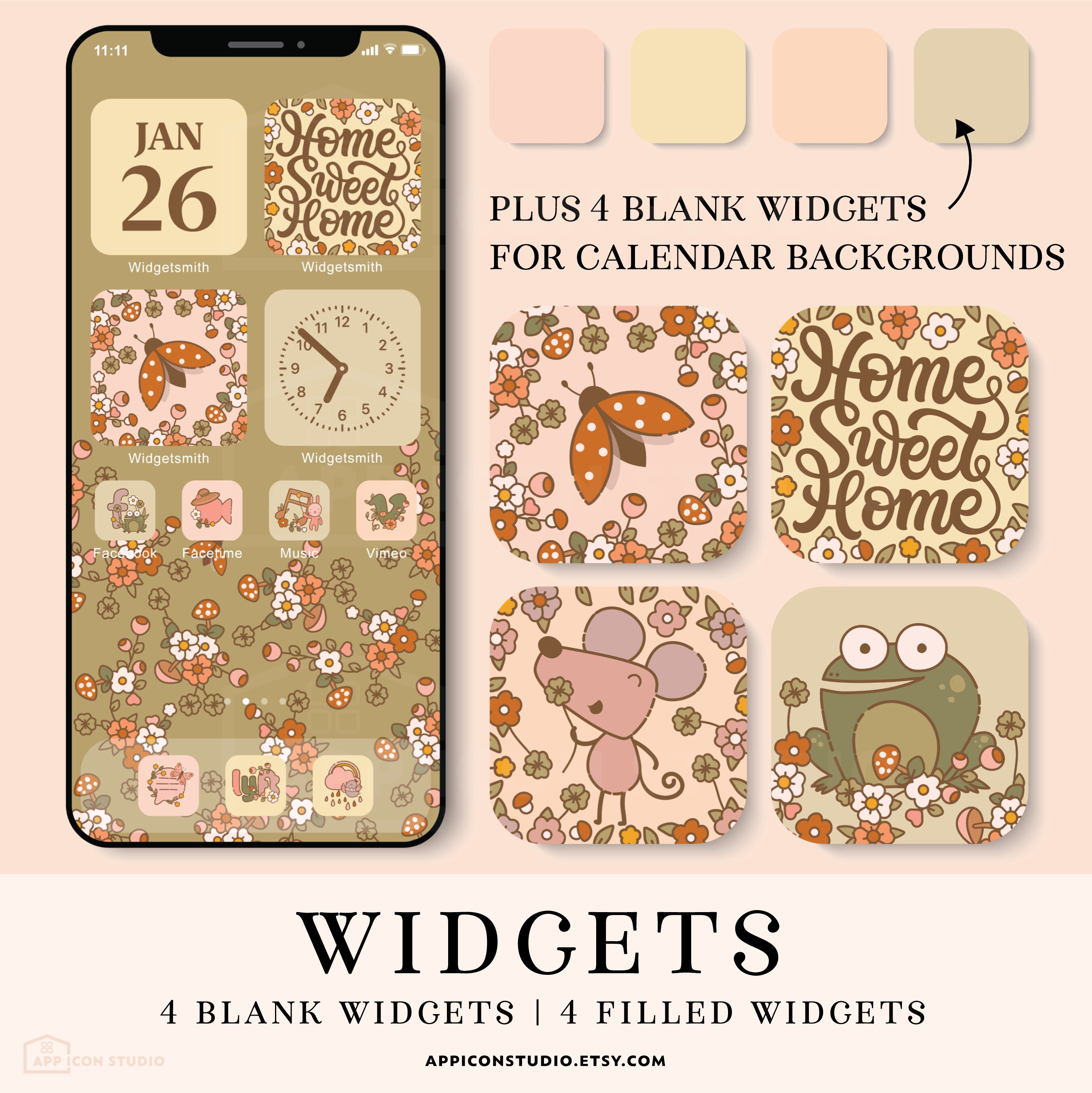 Cottagecore Aesthetic App Icons Ios Icons Iphone Icons - Etsy Canada