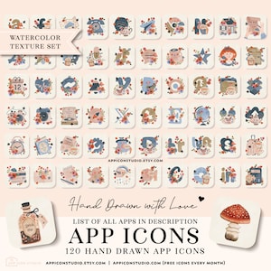 Alice in Wonderland App Icons iPhone Theme Ios Icons Wallpapers and ...