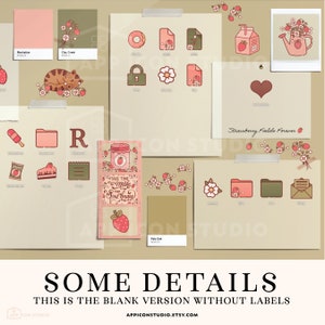 Custom Desktop Icons Strawberry Folder Icons Pack Mac and Windows ...