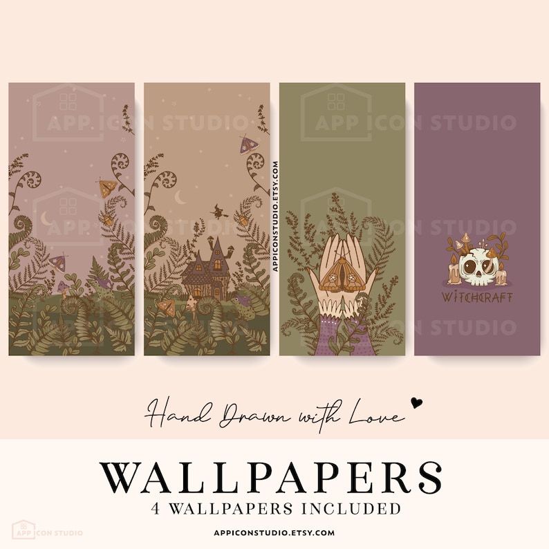 Witch Ios 14 Icons Witchcraft App Icons Pack Witchy Instagram - Etsy