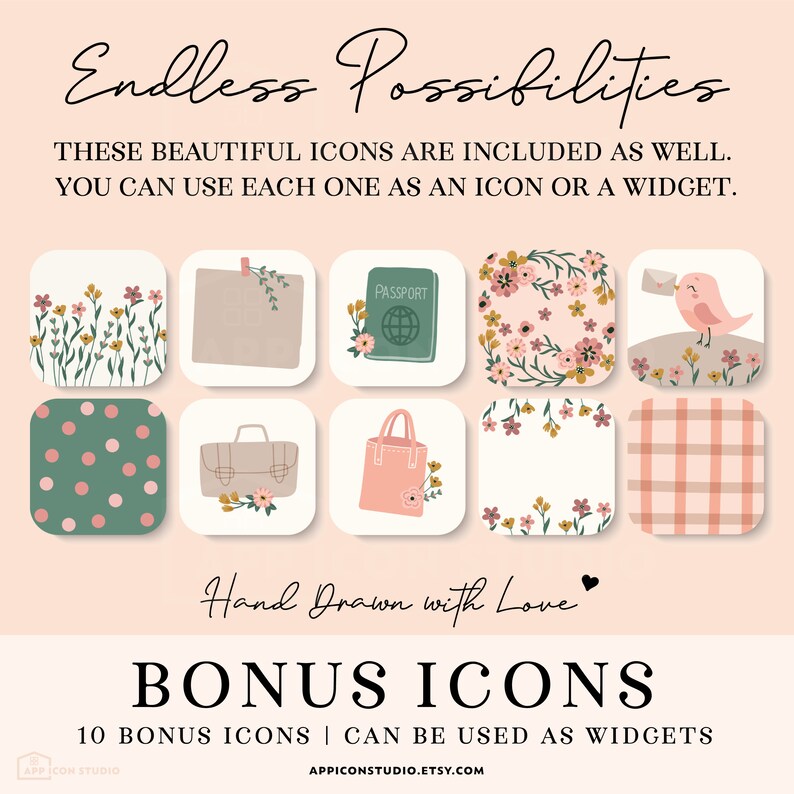 Hand Drawn Ios 14 Icons Iphone Icons Handdrawn App Icons - Etsy