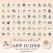 Spring App Icons Ios14 Aesthetic App Icons Handdrawn App - Etsy