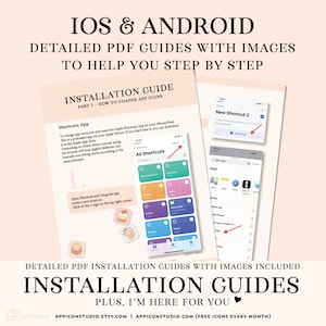 Spring App Icons Ios14 Aesthetic App Icons Handdrawn App Elements Cute ...