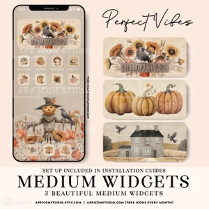 Cozy Fall App Icon Set Autumn Aesthetic Ios App Icons Custom Home ...