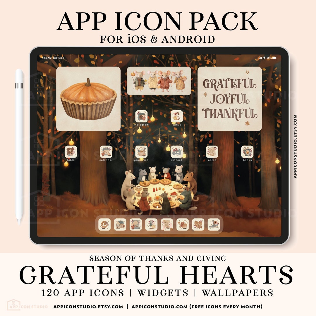 IPad App Icons for Ios Android and Tablet Fall Wallpapers Autumn ...