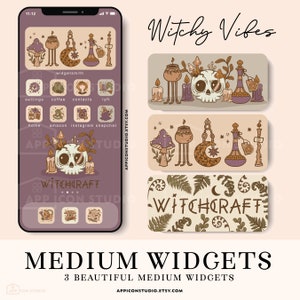 Witchcraft Bundle With Icons, Widgets and Wallpapers for Phone and ...