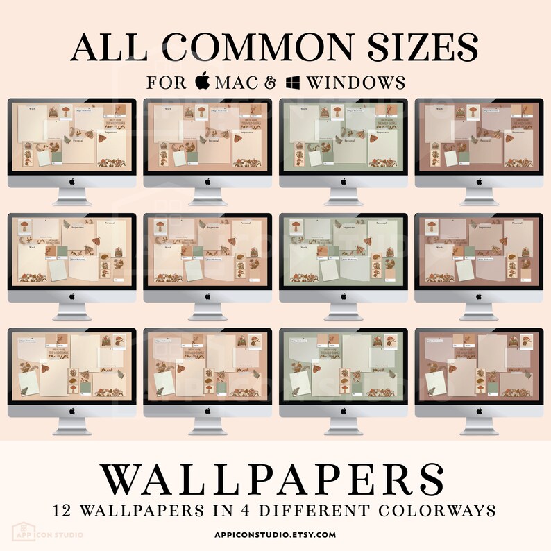 Desktop Icon Pack Mac Wallpaper Folder Icons Computer Organizer Fall ...