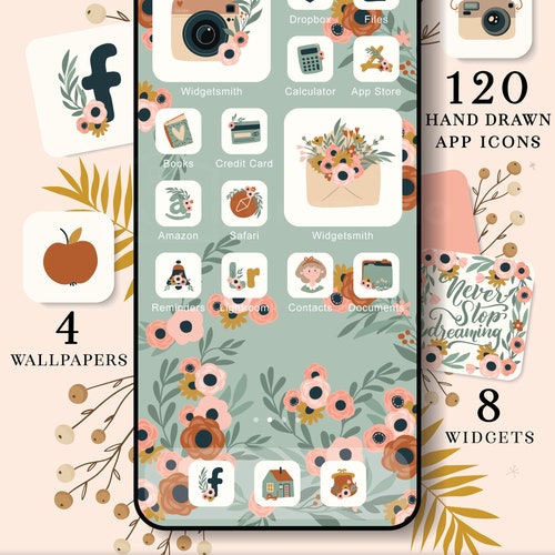 Hand Drawn Ios 14 Icons Iphone Icons Handdrawn App Icons - Etsy