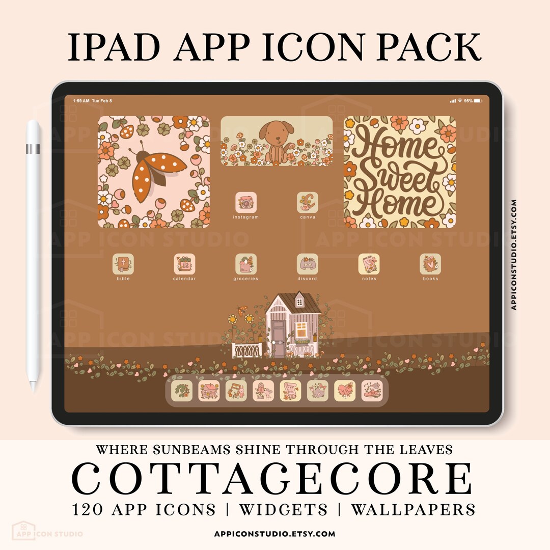 Ios 14 App Icons Cottagecore Aesthetics Icons Android Frog Cottagecore ...