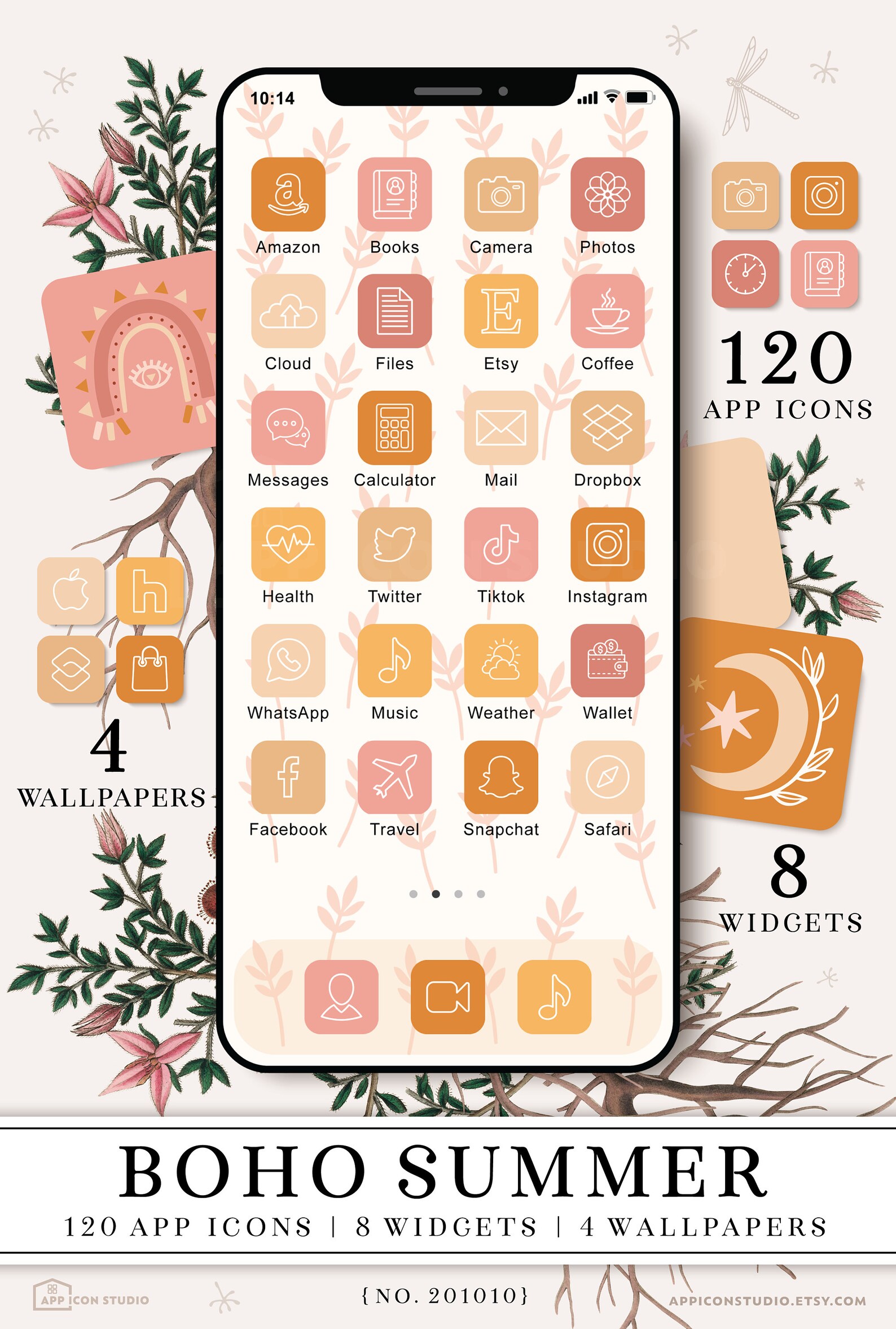 Yellow Ios 14 Icons Home Screen Yellow App Icons for Ios 14 - Etsy