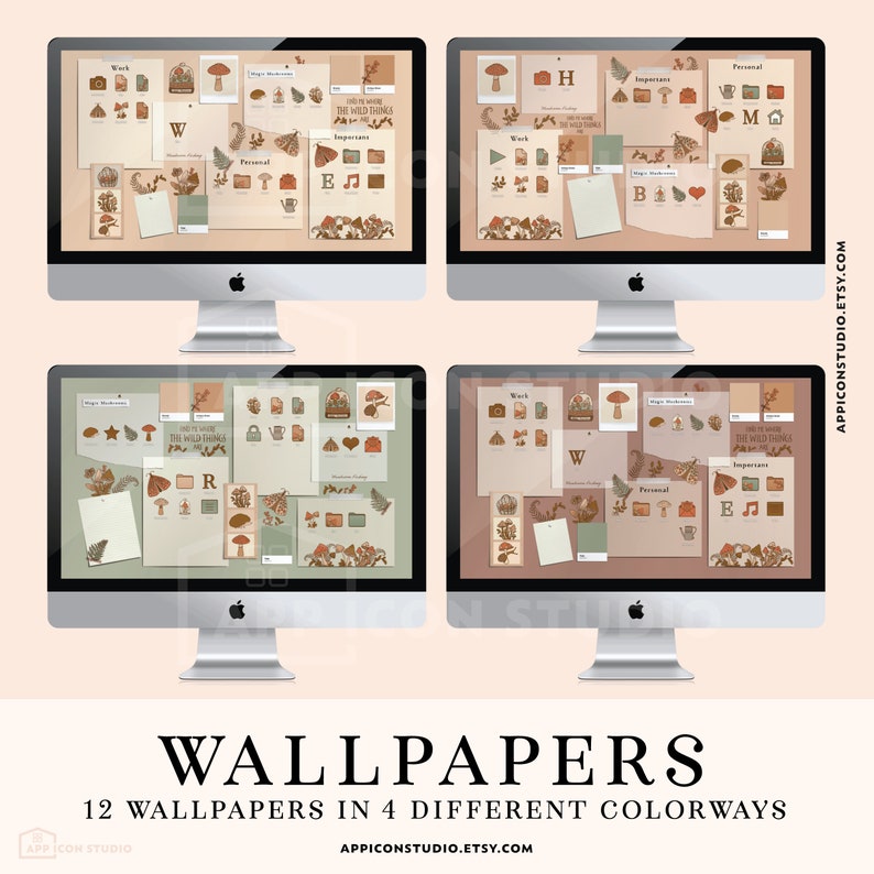 Desktop Icon Pack Mac Wallpaper Folder Icons Computer Organizer Fall ...