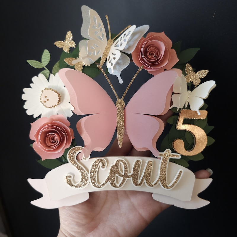Butterfly Cake Topper - Etsy