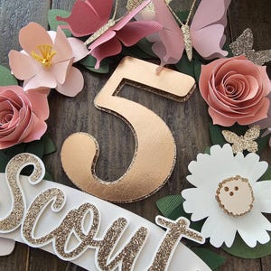 Number, Butterfly Cake Topper, Butterfly Birthday Cake Topper, Cake ...