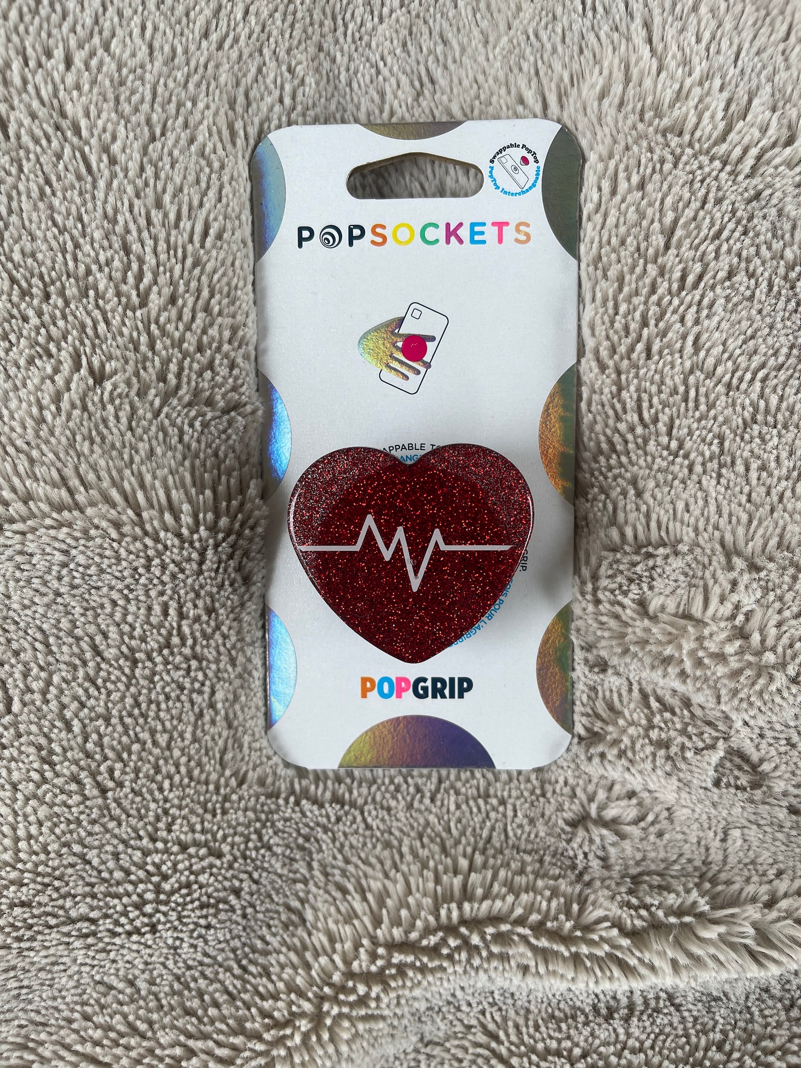 Heart Beat Popsocket/badge Reel - Etsy
