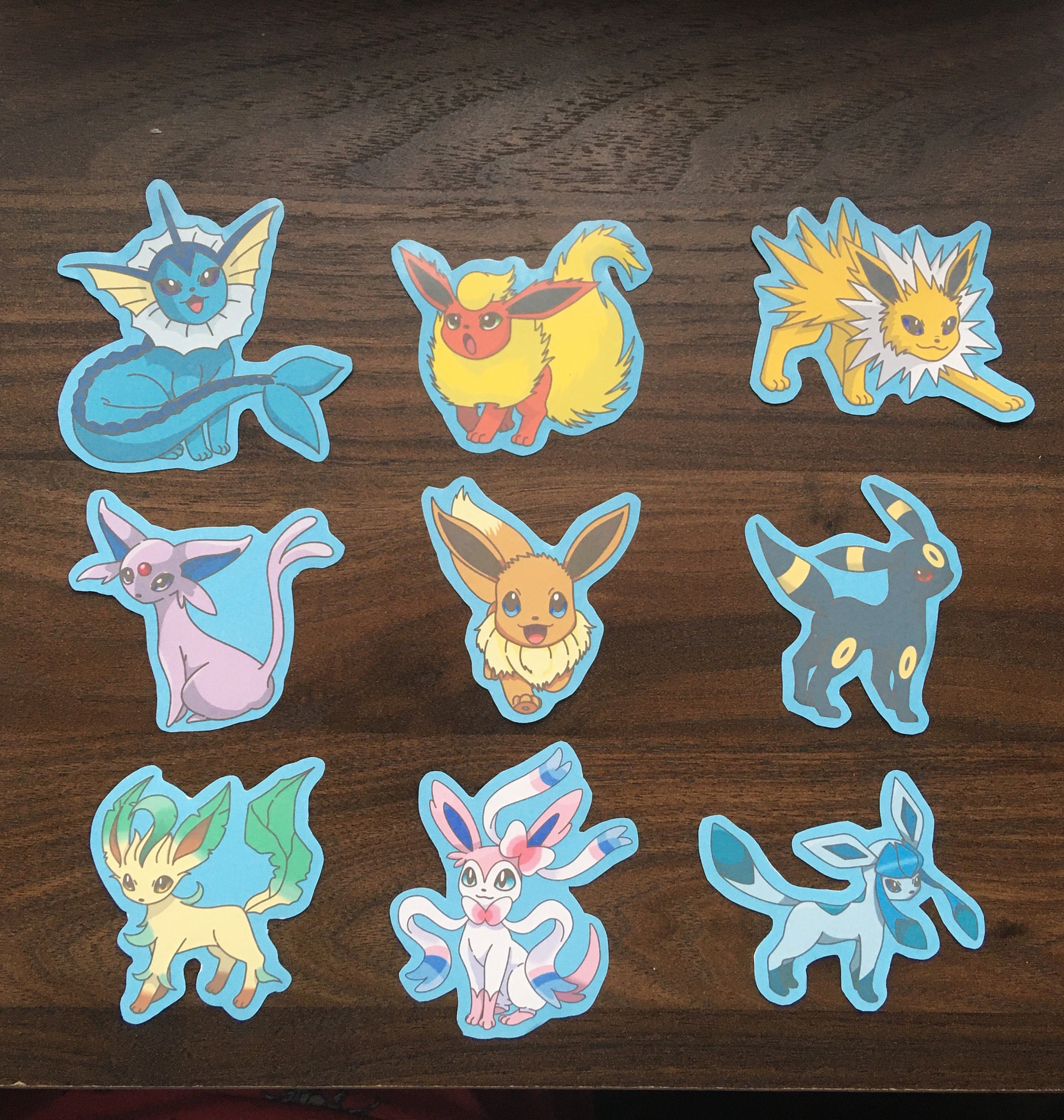 Eeveelution Stickers - Etsy