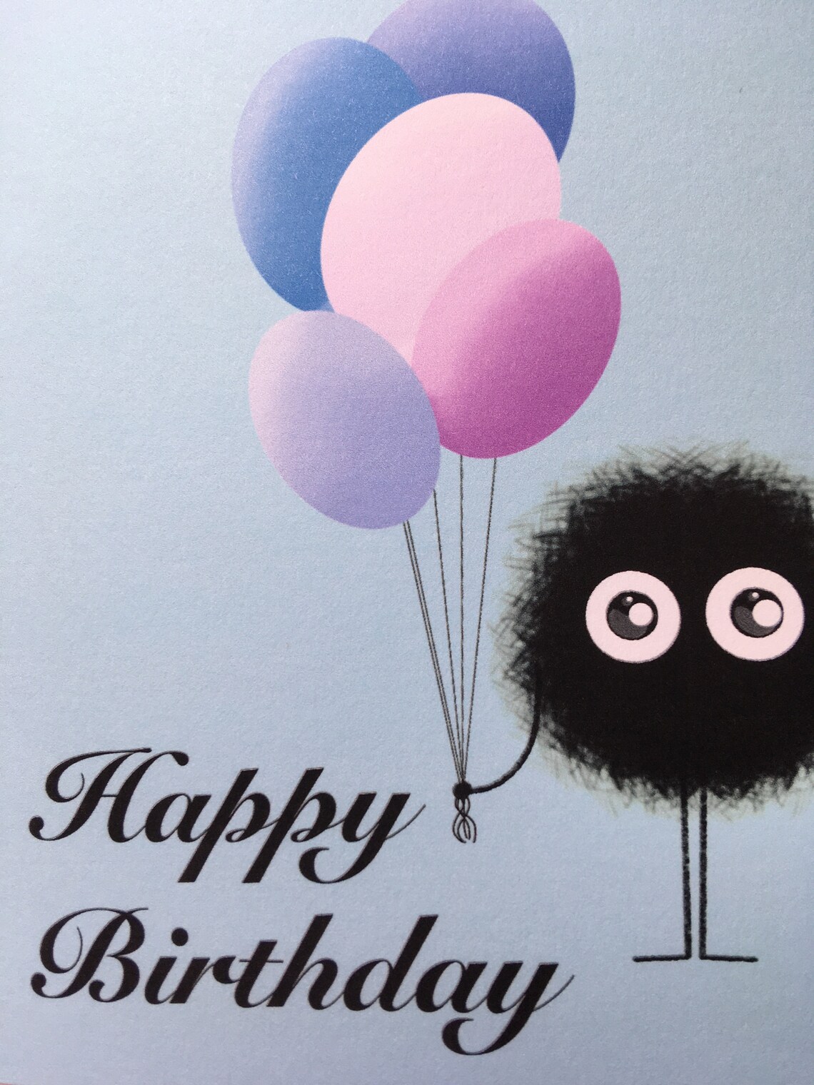 Soot Sprite Birthday Cards - Etsy