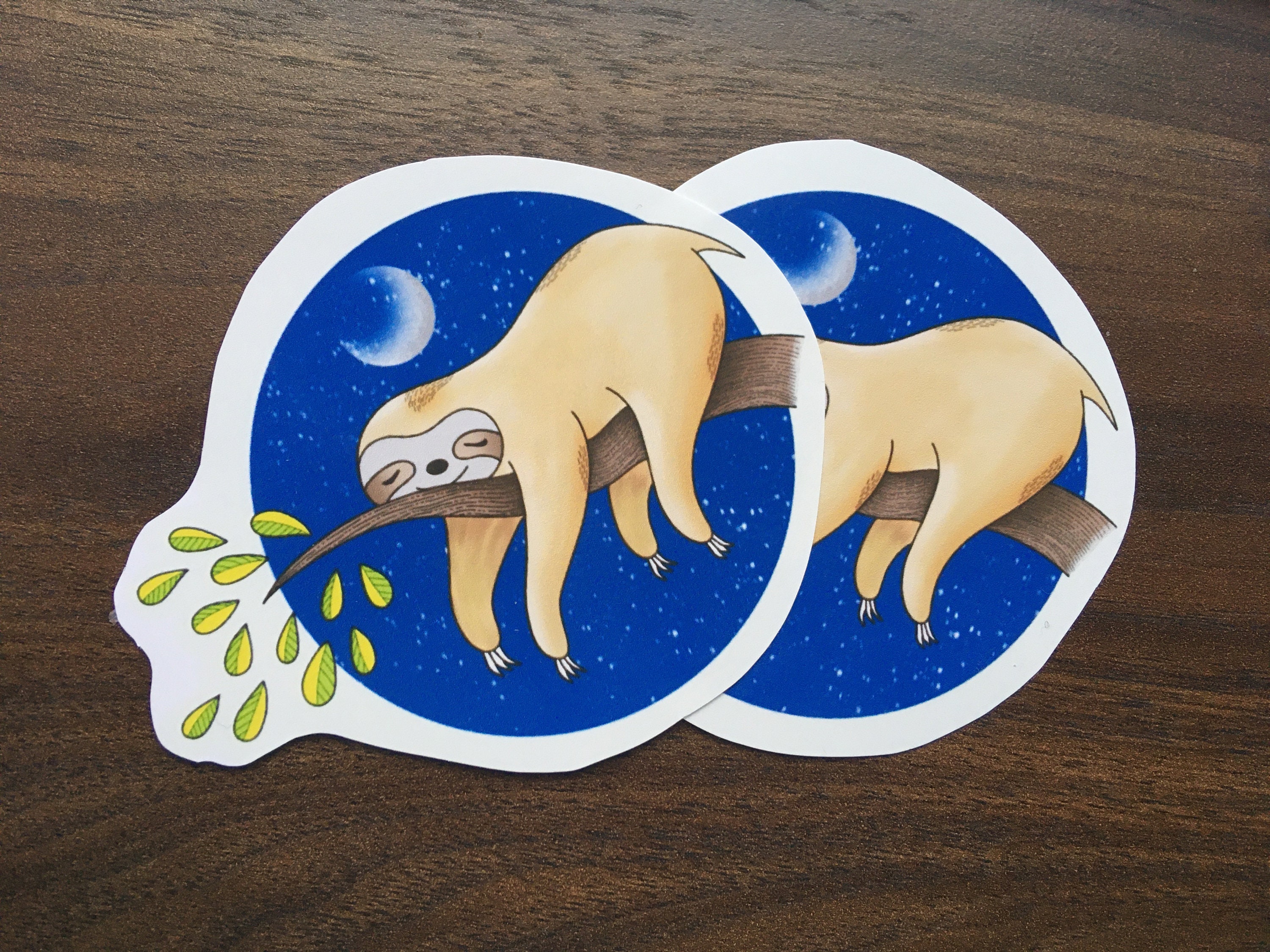 Sloth Stickers/decals - Etsy