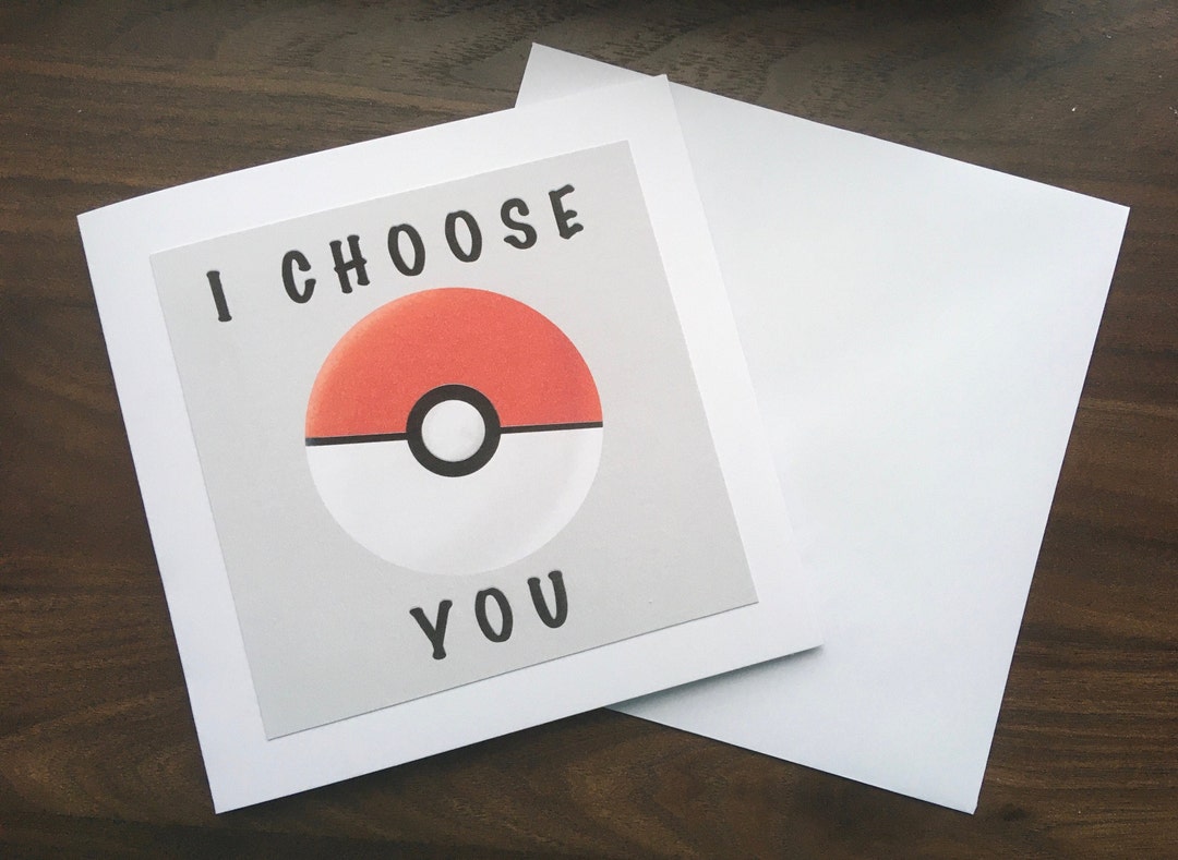 Pokemon Valentines Day Card - Etsy