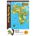 Africa Map Wooden Jigsaw Puzzle for Children, Educational Map of Africa ...