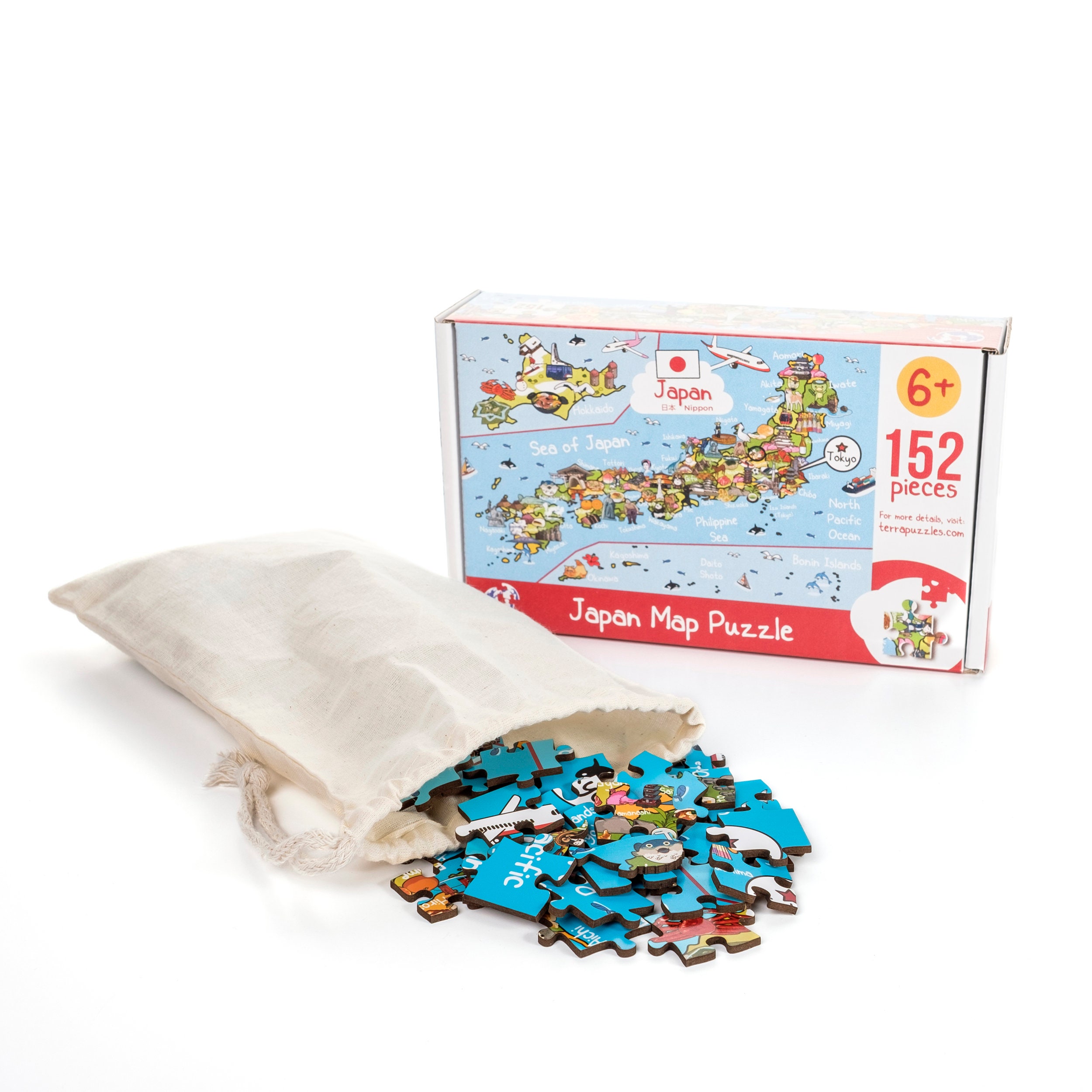 Japan Map Wooden Jigsaw Puzzle for Children and Adults Asia - Etsy