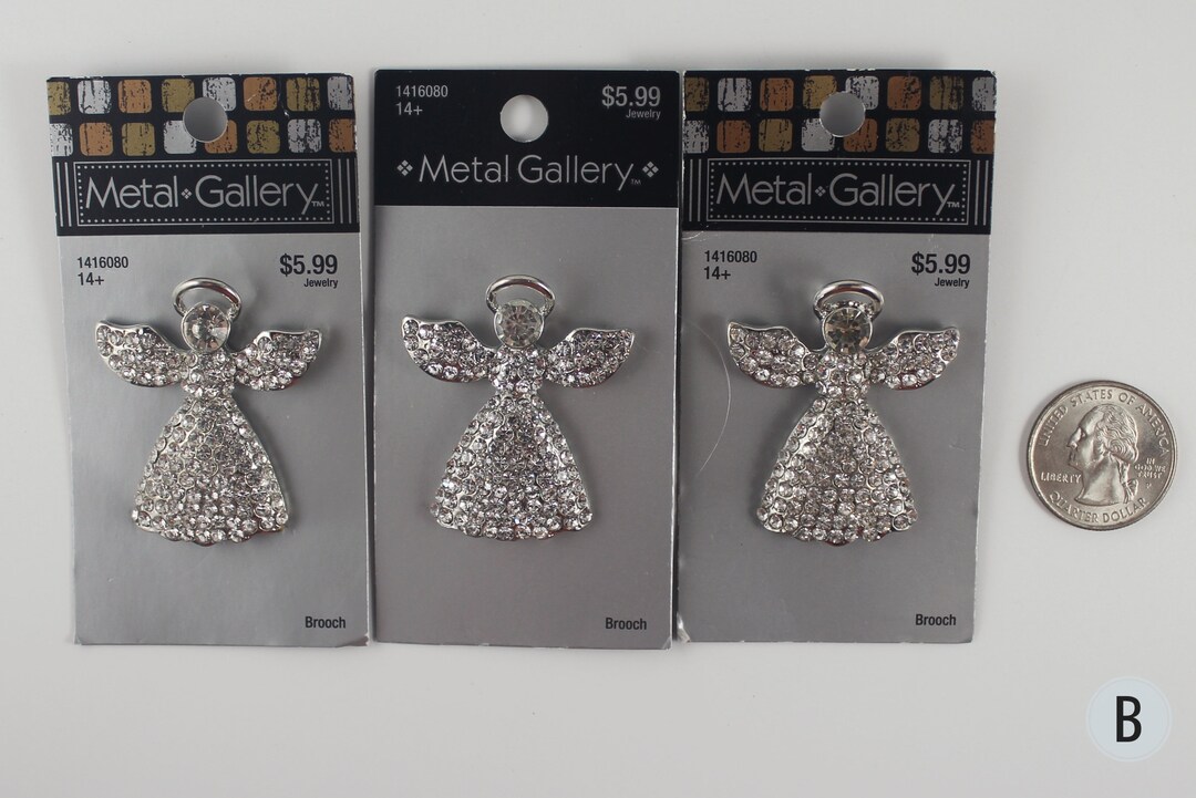 Assorted Sets of Rhinestone Pins and Brooches - Multiple Lots in This ...