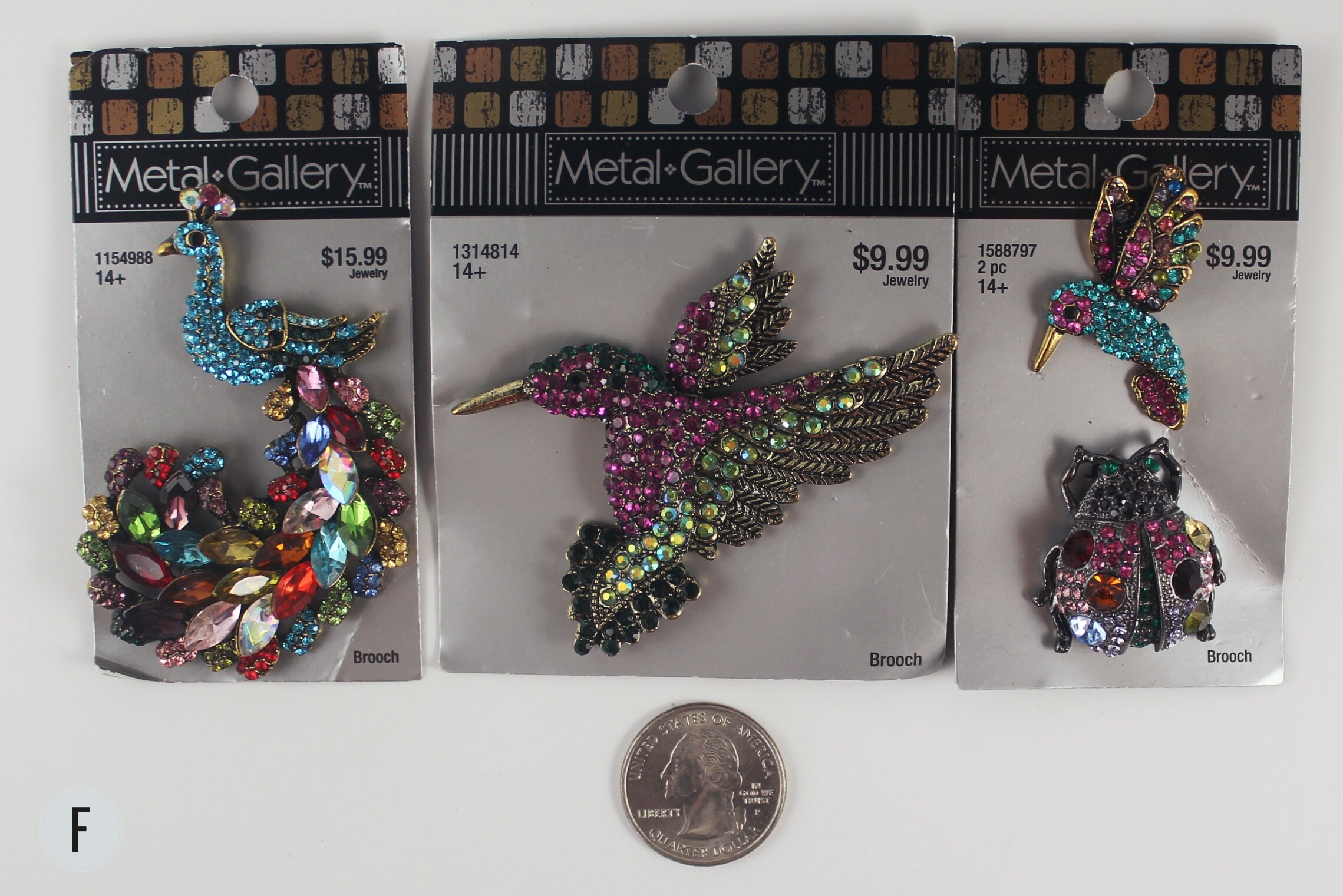 More Assorted Rhinestone Pins and Brooches Multiple Lots in This ...