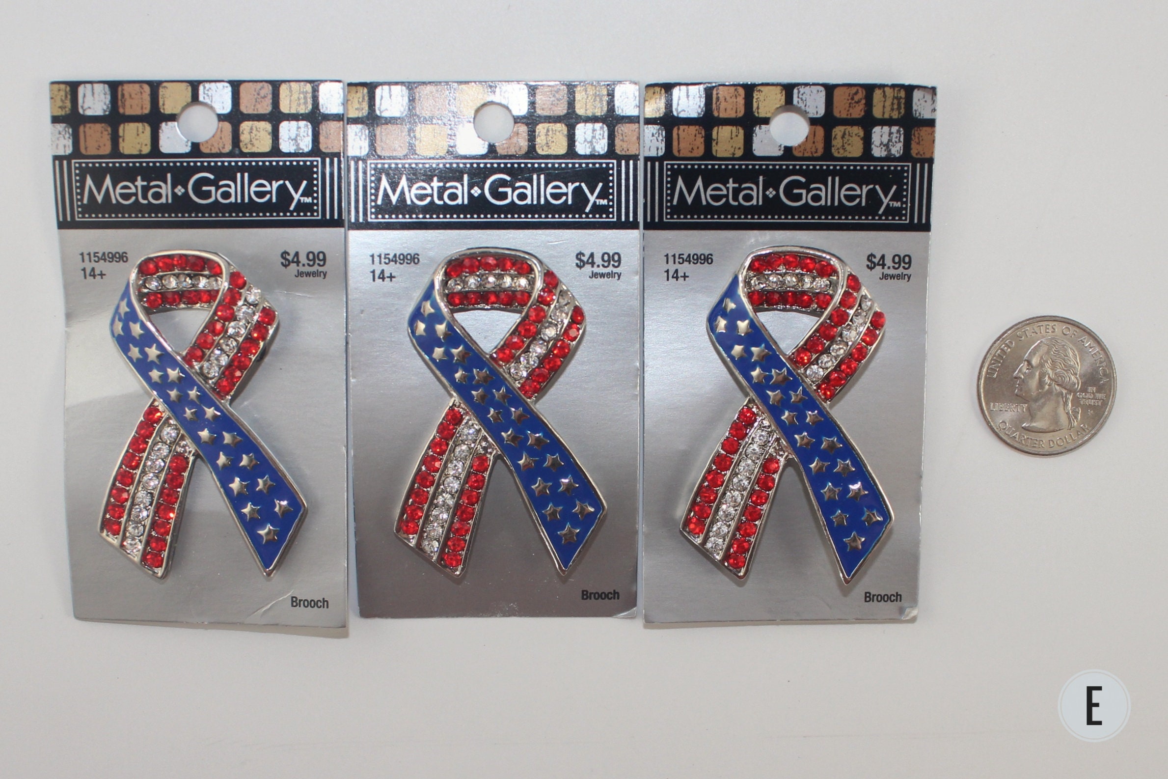 Assorted Sets of Rhinestone Pins and Brooches - Multiple Lots in This ...