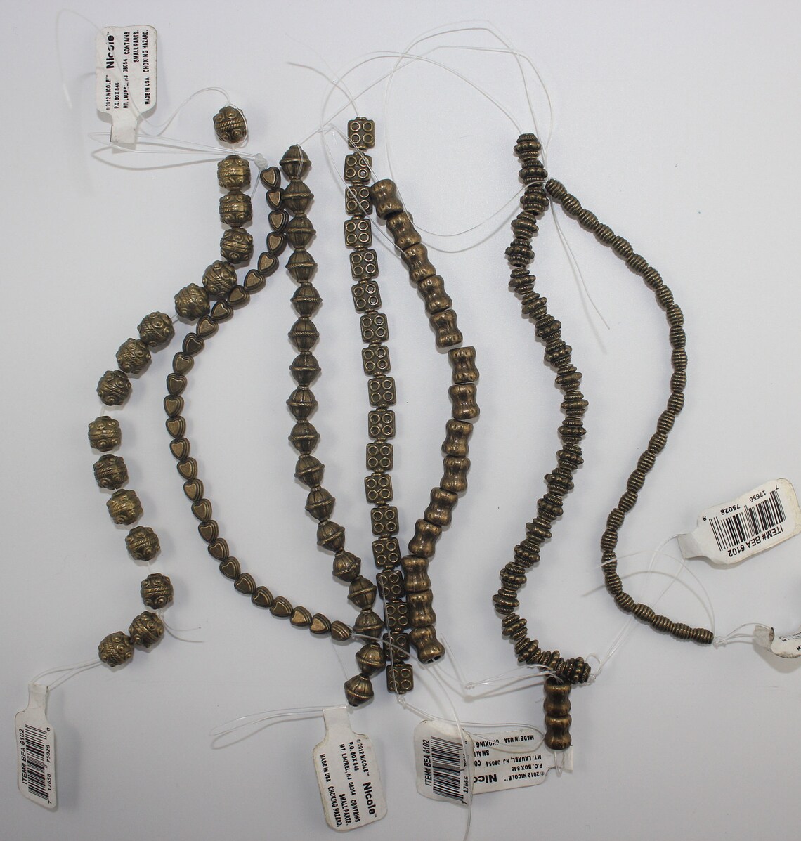 Premium Lot of Antique-gold Cast Beads - Etsy