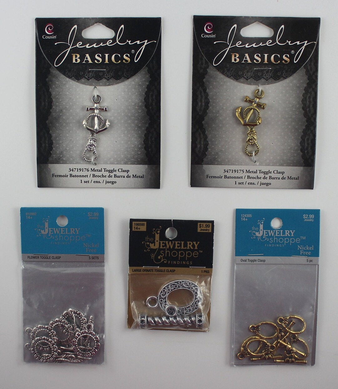 Lot of Mixed Fancy Toggle Clasps - Etsy