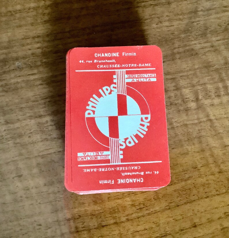 Vintage Philips Arlita Art Deco Designs Playing Cards Belgium - Etsy