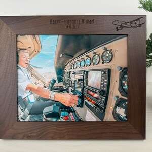 Custom Personalized Picture Frame, Custom Engraved Wood Photo Frame ...