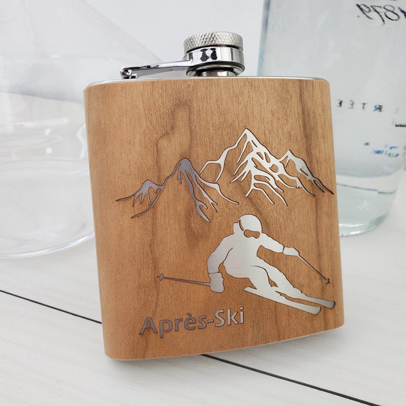 Personalized Flask Skiing - Etsy