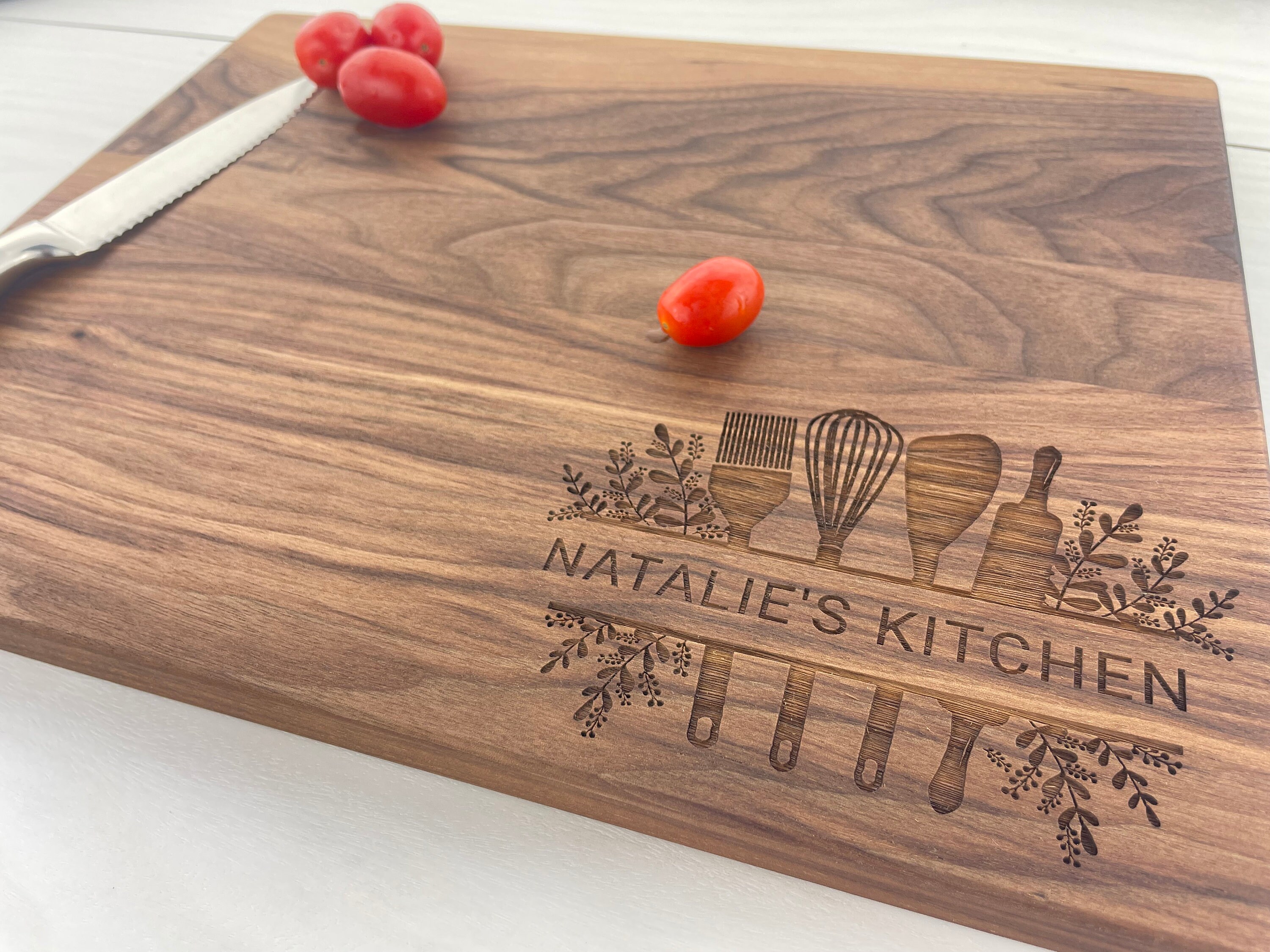 Personalized Cutting Board Cooking Themed Personalized - Etsy