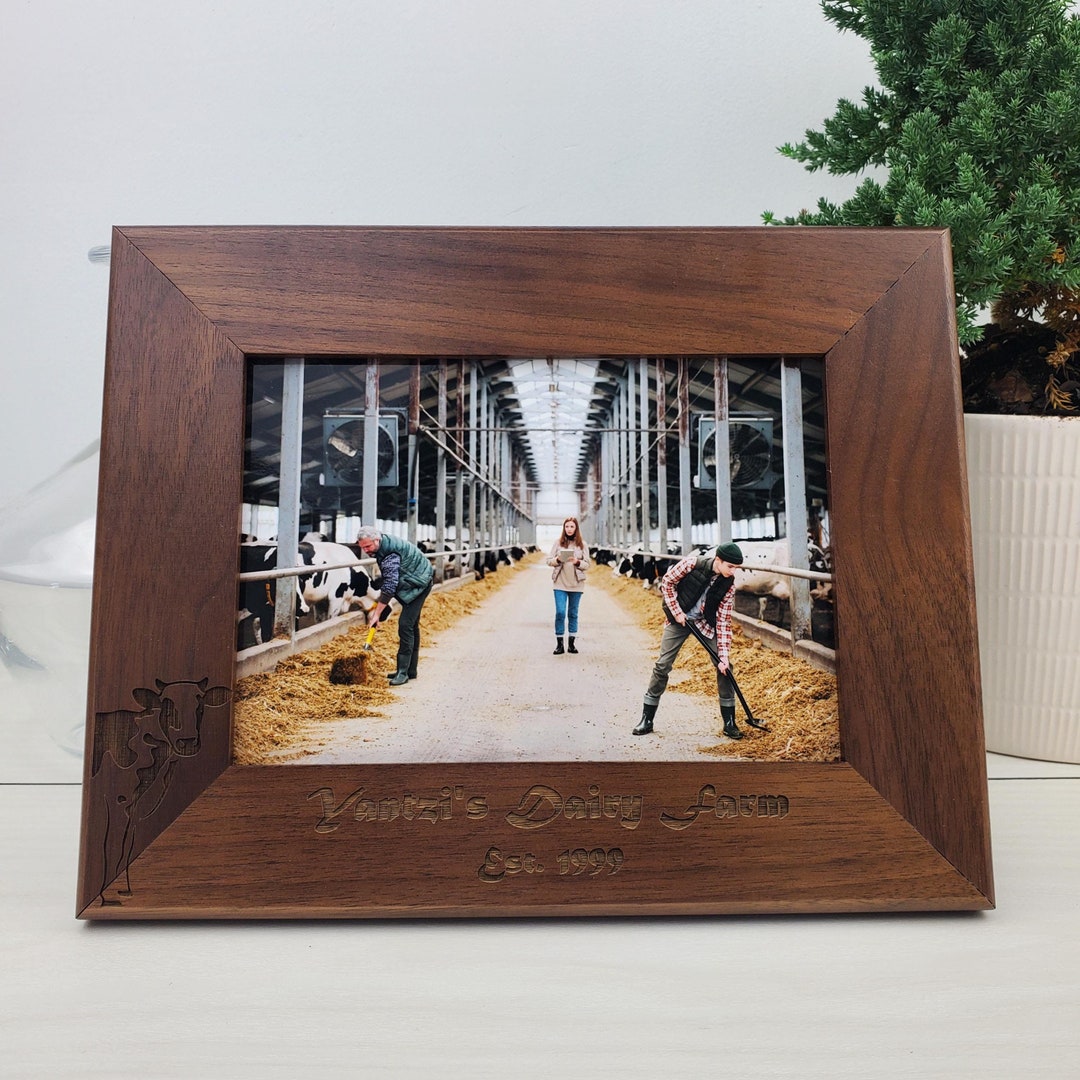 Custom Personalized Picture Frame, Custom Engraved Wood Photo Frame ...