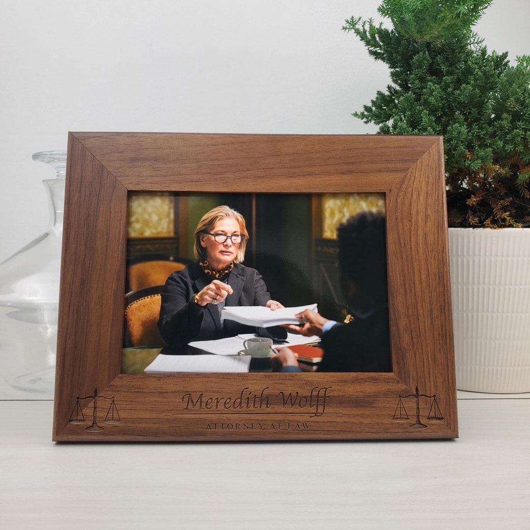 Custom Personalized Picture Frame, Custom Engraved Wood Photo Frame ...