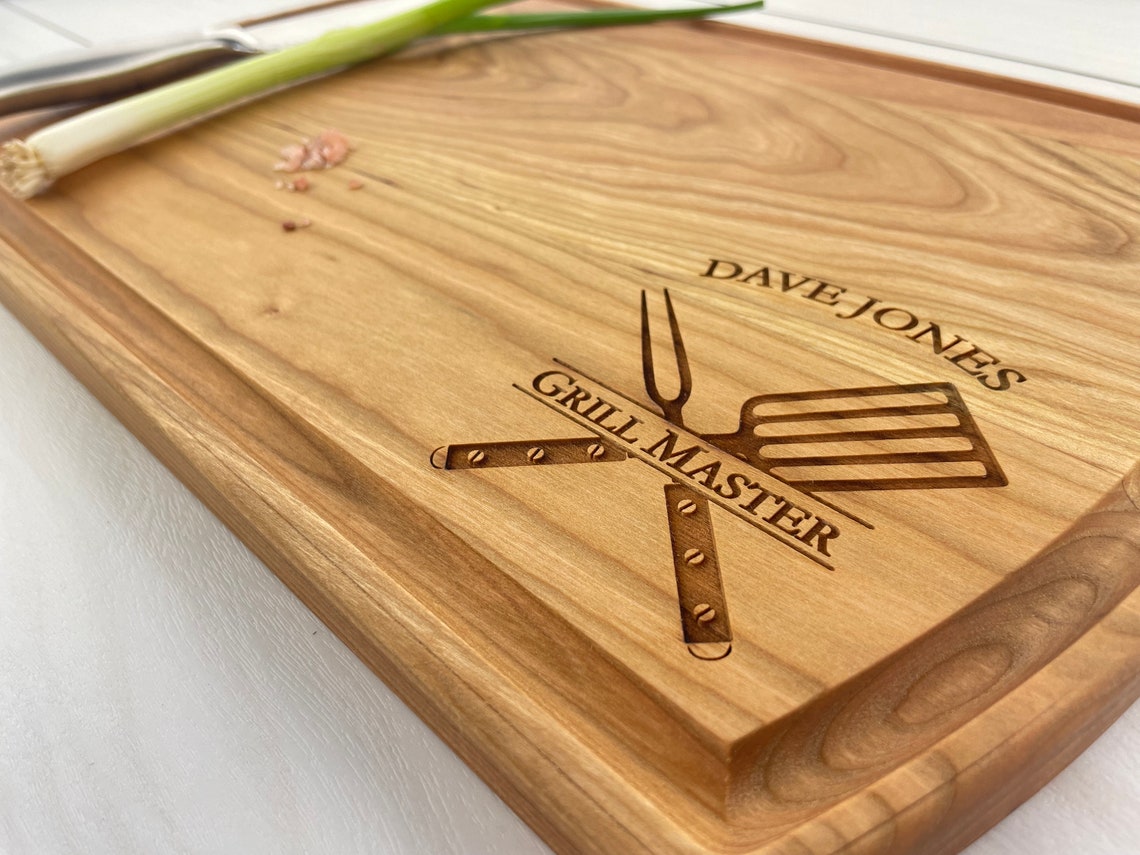 Personalized Cutting Board BBQ Themed Grill Master | Etsy