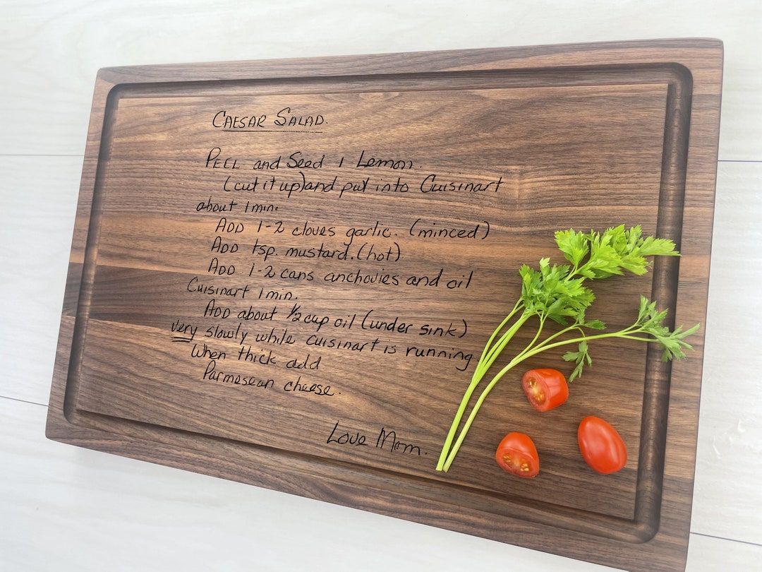 Personalized Butcher Block Cutting Board, Engraved Butcher Block ...