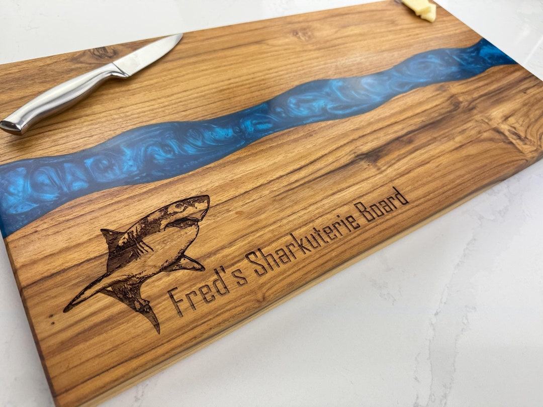 Personalized Epoxy Cutting Board, Engraved Epoxy Cutting Board, Custom ...