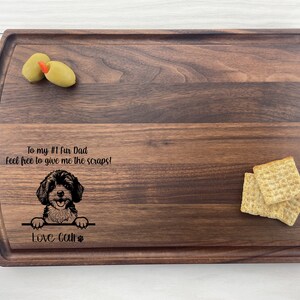 Personalized Engraved Cutting Board, Cavapoo, Dog Board, Dog Dad, Dog Mom, Dog Lover, Cavapoo ...