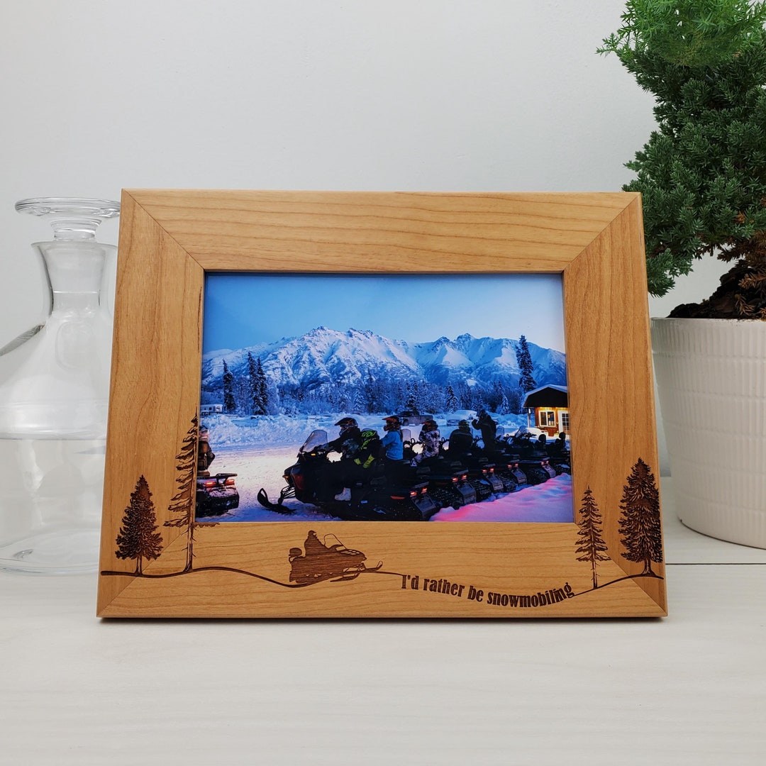 Custom Personalized Picture Frame, Custom Engraved Wood Photo Frame ...