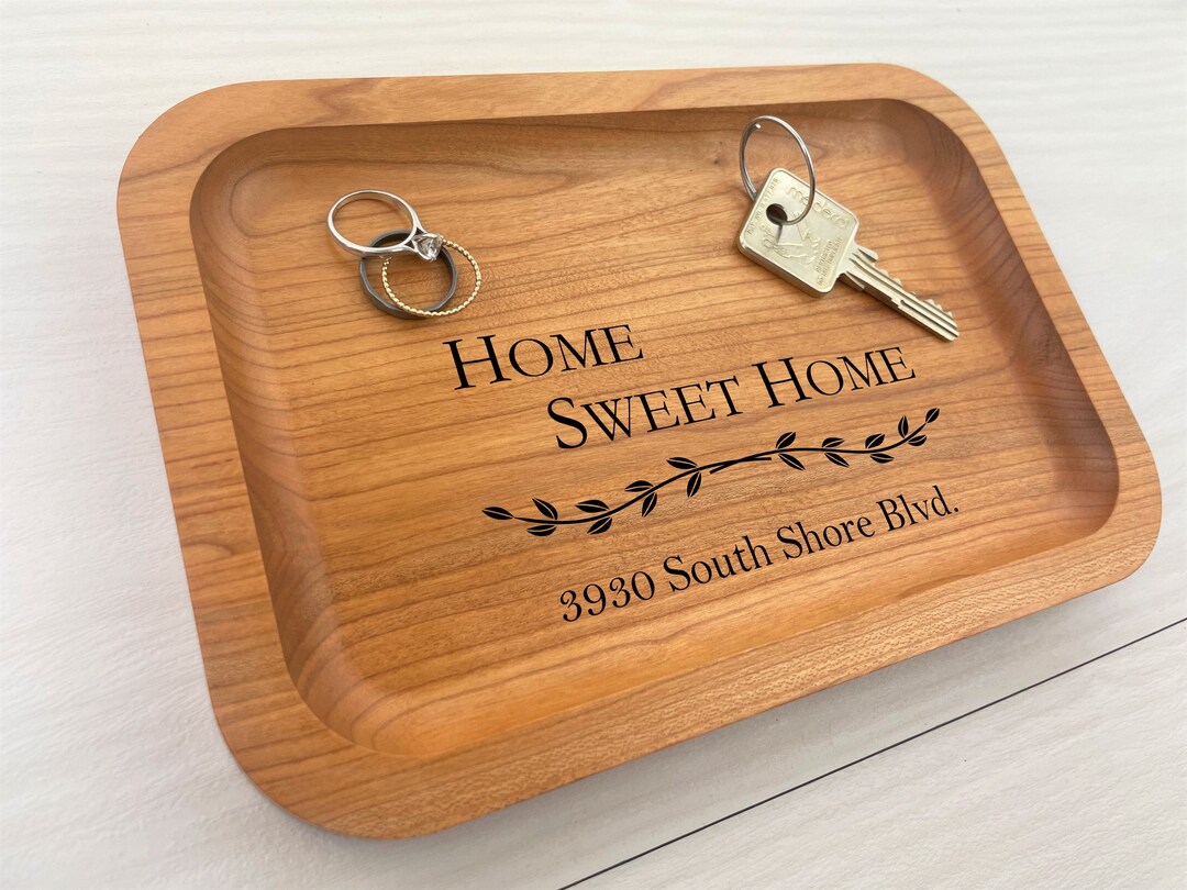 Personalized Catch-all Trays, Engraved Catch-all Tray, New Home Owner ...